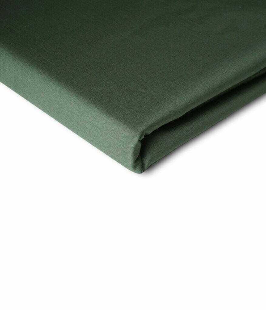 Sateen Flat sheet Solid Forest - DecoFlux
