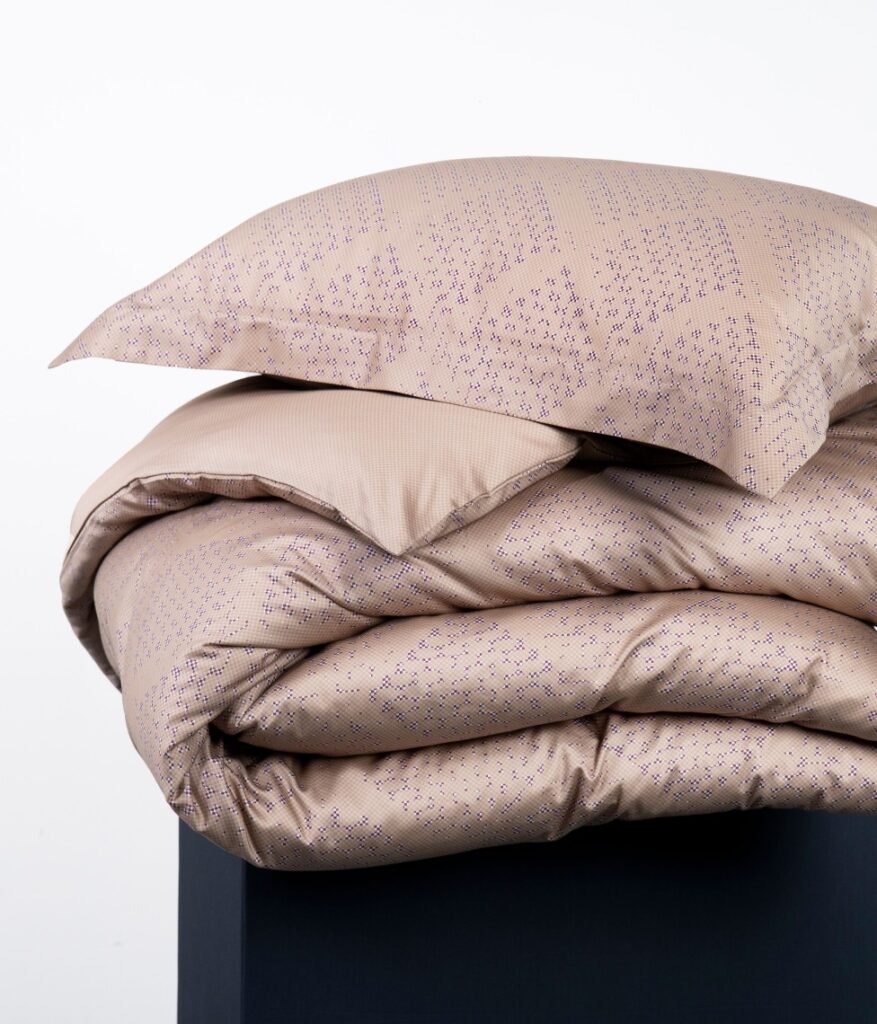 Bed Linen Set Mesh Mesh Beige/Mesh Back Beige - DecoFlux